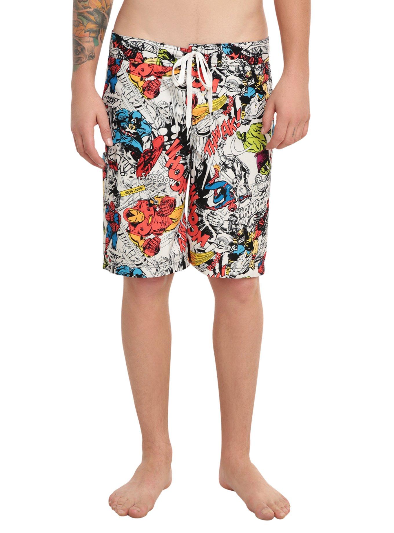 Marvel Heroes Swim Trunks | Hot Topic