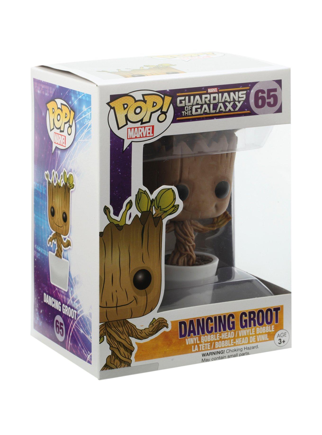 Funko Pop! Marvel Guardians Of The Galaxy Dancing Groot Vinyl Bobble-Head | Hot Topic