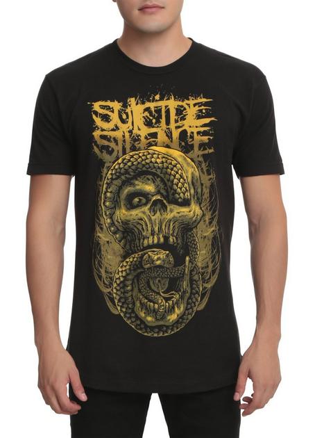 Suicide Silence Snake Skull T-Shirt | Hot Topic