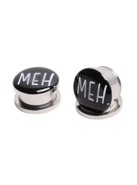 Meh Steel Spool Plugs 2 Pack | Hot Topic