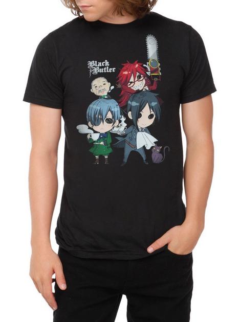Black Butler Chibi Group T-Shirt | Hot Topic