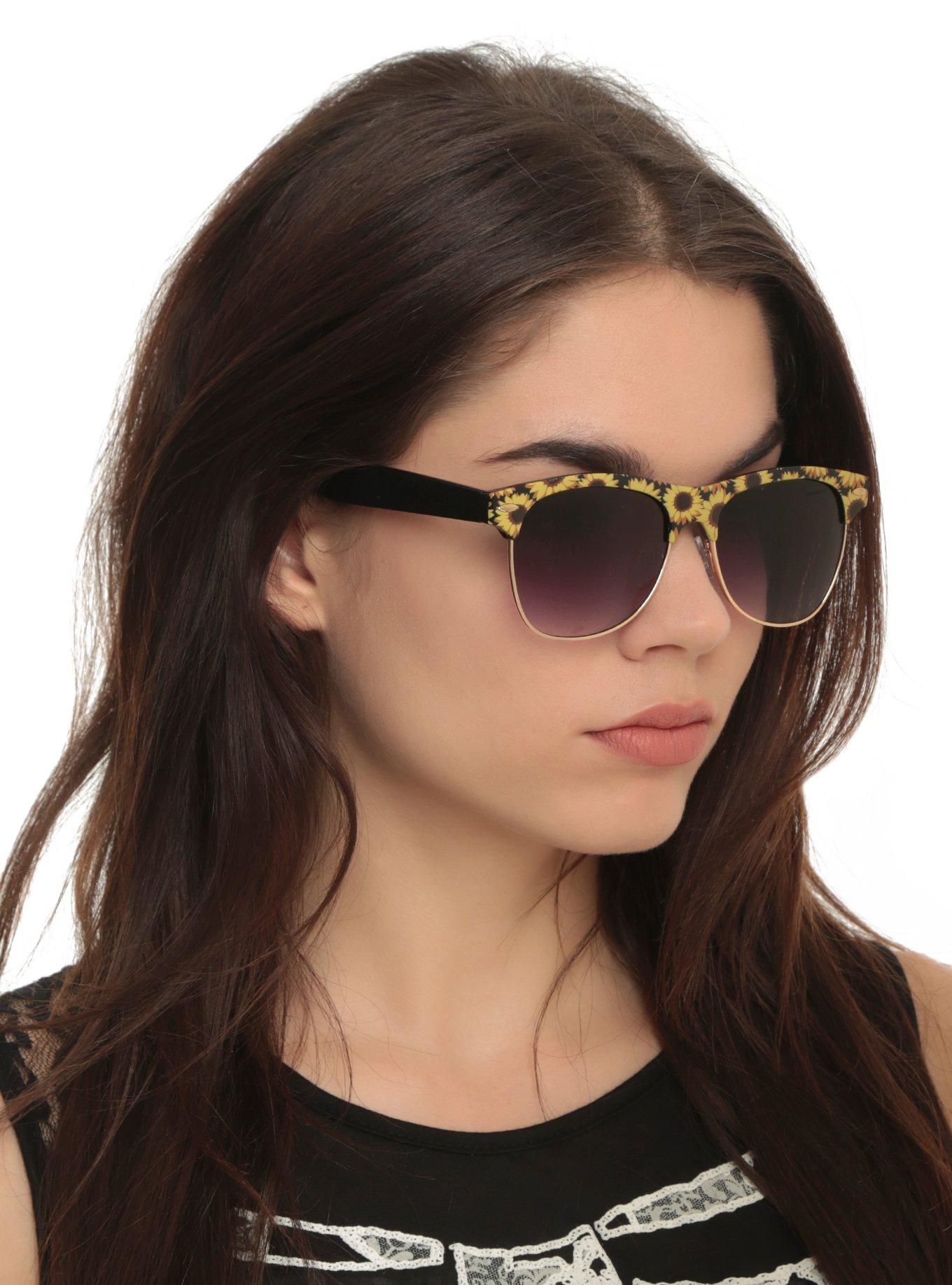Sunflower Wire Rim Sunglasses | Hot Topic