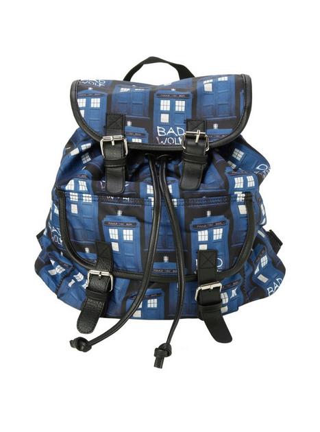 Doctor Who TARDIS Medium Slouch Backpack | Hot Topic