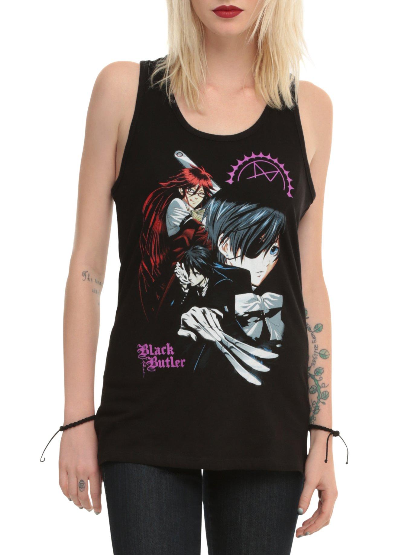 Black Butler Trio Girls Tank Top | Hot Topic