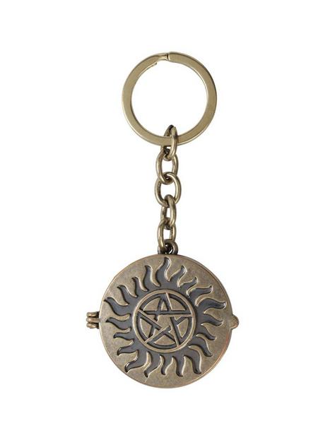 Supernatural Sam & Dean Locket Key Chain | Hot Topic