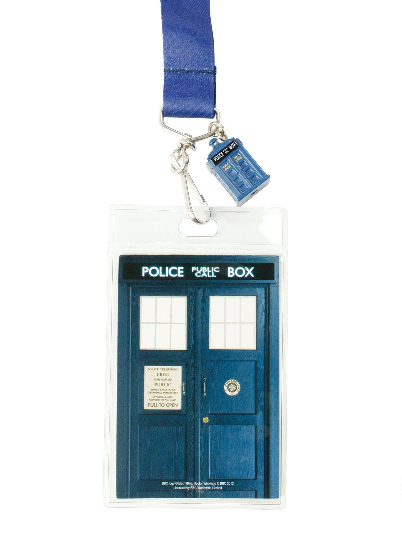 Doctor Who TARDIS Lanyard | Hot Topic