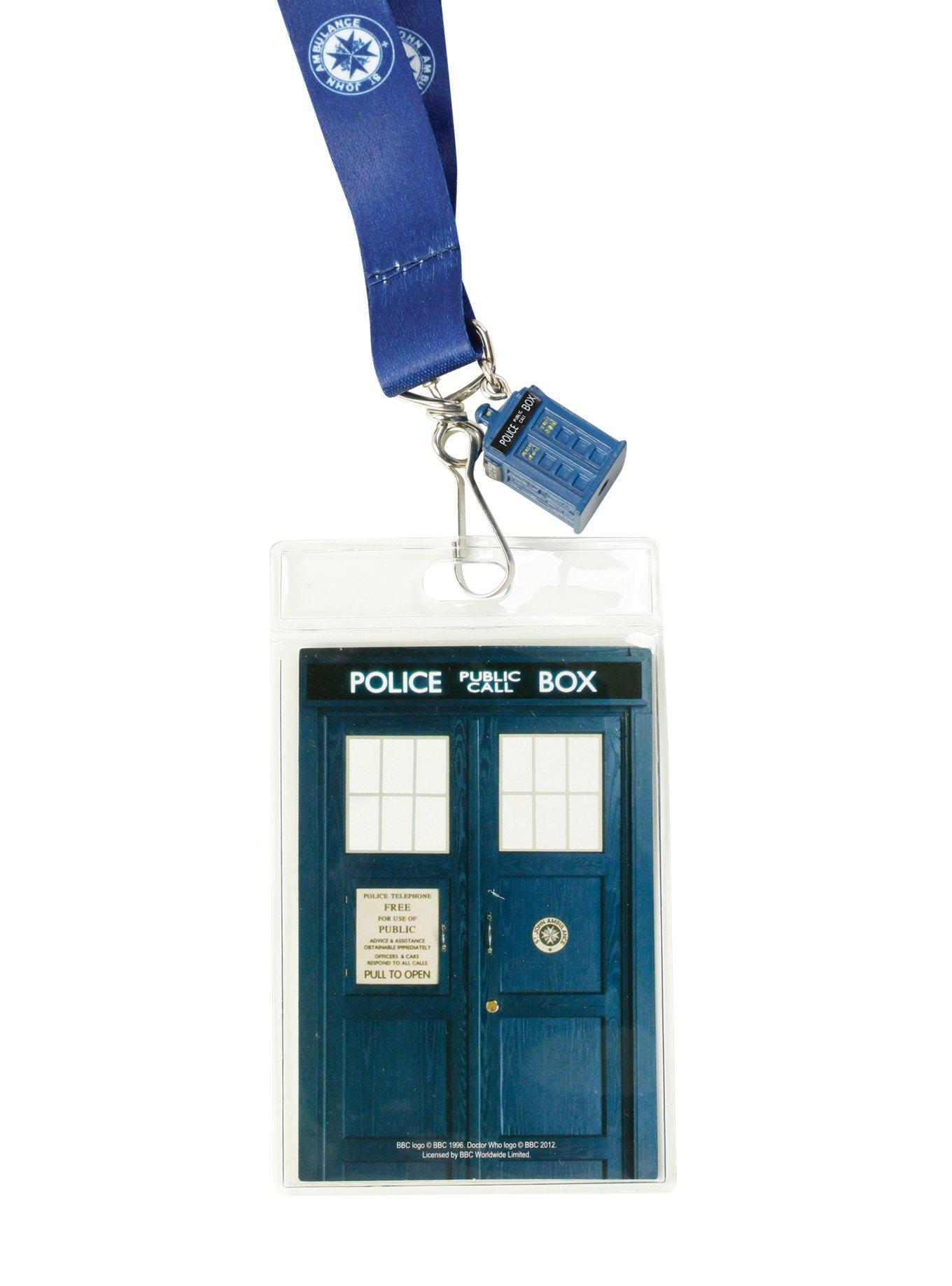 Doctor Who TARDIS Lanyard | Hot Topic