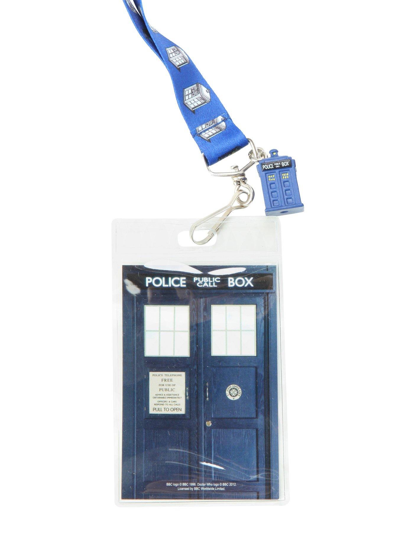 Doctor Who TARDIS Lanyard | Hot Topic