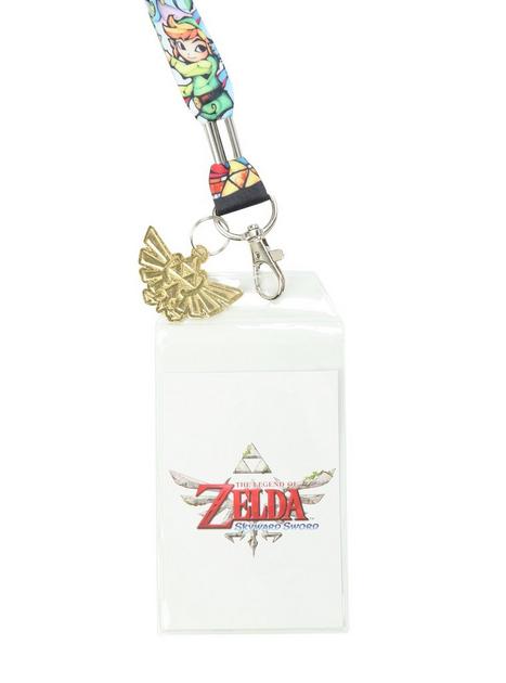 The Legend Of Zelda: Skyward Sword Stained Glass Lanyard | Hot Topic