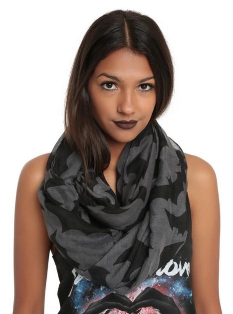 DC Comics Batman Logo Infinity Scarf | Hot Topic