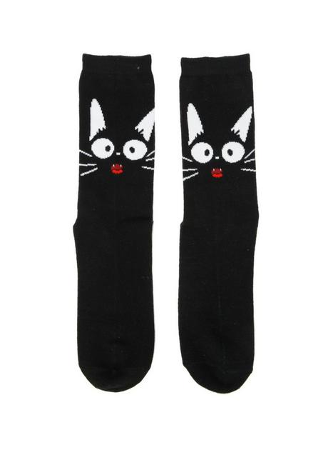 Studio Ghibli Kiki's Delivery Service Jiji Crew Socks | Hot Topic