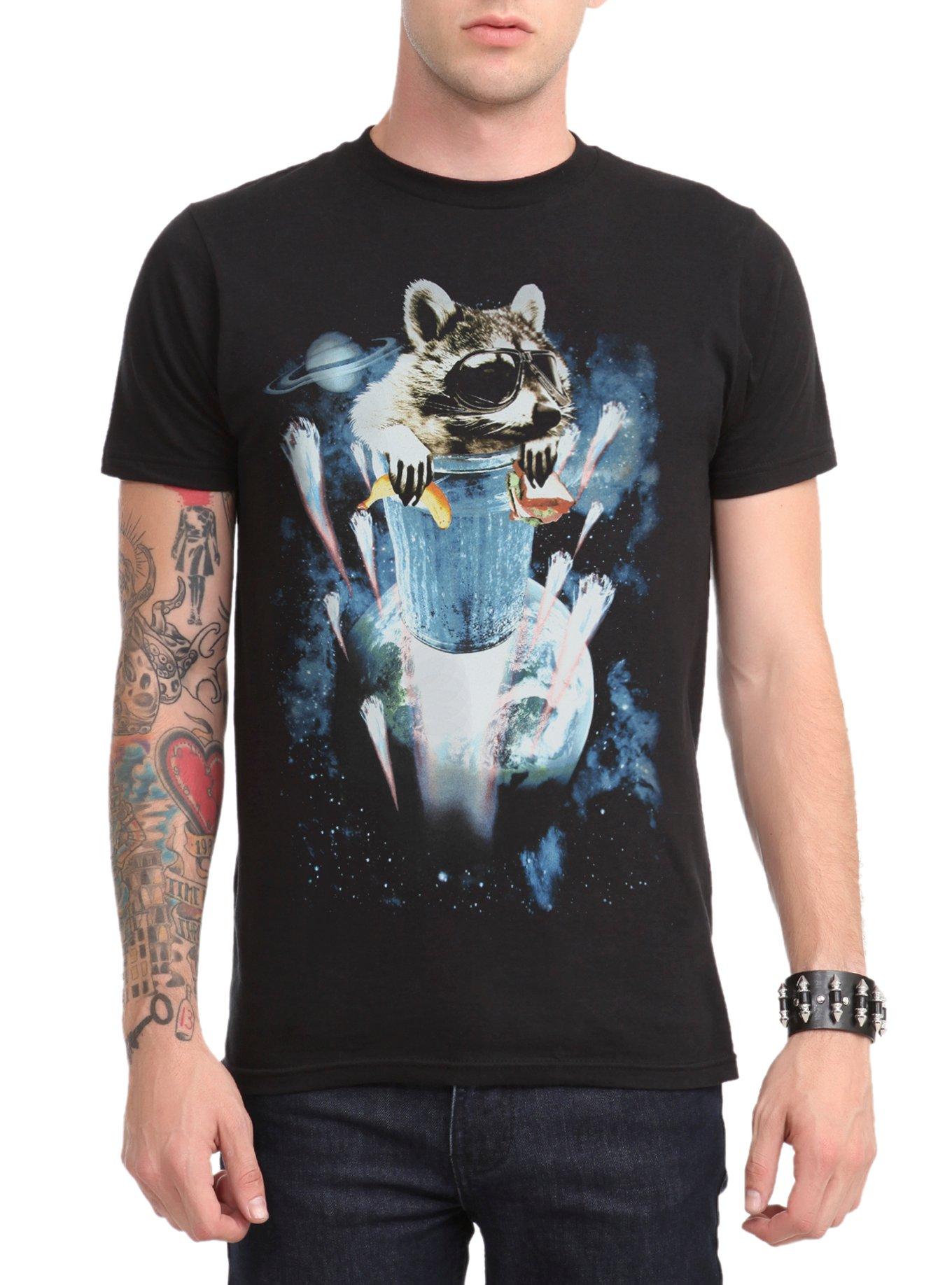 Space Raccoon T-Shirt | Hot Topic