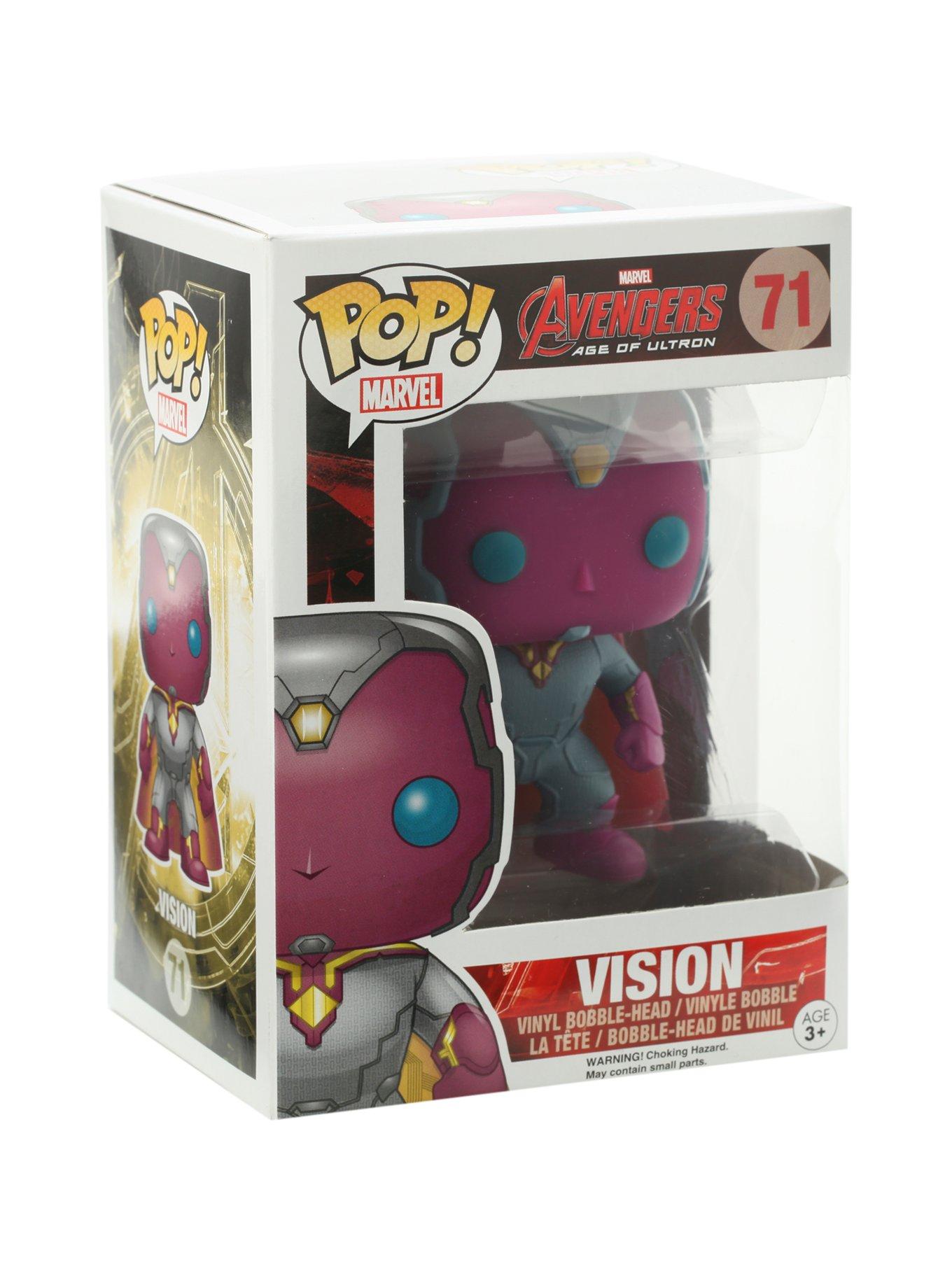 Funko Marvel Avengers: Age Of Ultron Pop! Vision Vinyl Bobble-Head ...