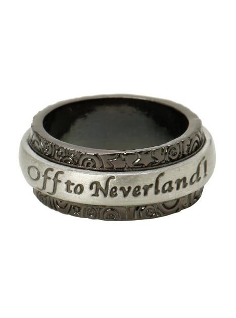 Disney Peter Pan Off To Neverland Spinner Ring | Hot Topic