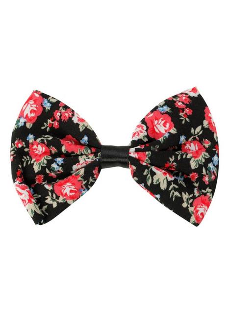 LOVEsick Floral Hair Bow | Hot Topic