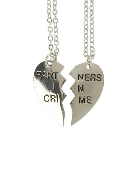 LOVEsick Partners In Crime Best Friend Necklace Set | Hot Topic