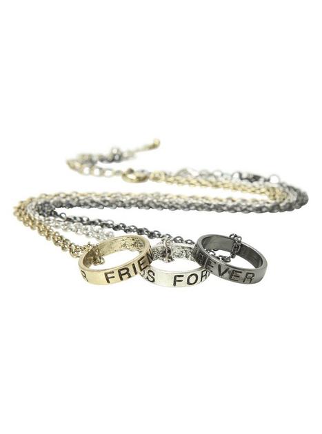LOVEsick Friends Forever Ring Necklace Set | Hot Topic