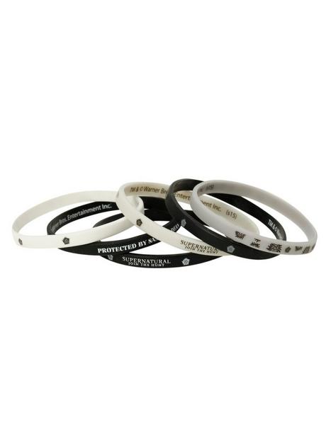Supernatural Rubber Bracelet 6 Pack | Hot Topic
