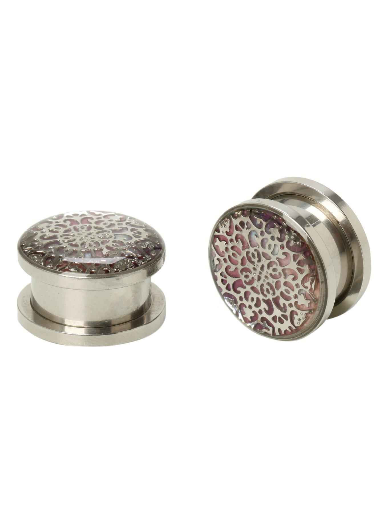 Steel Galaxy Filigree Spool Plug 2 Pack | Hot Topic