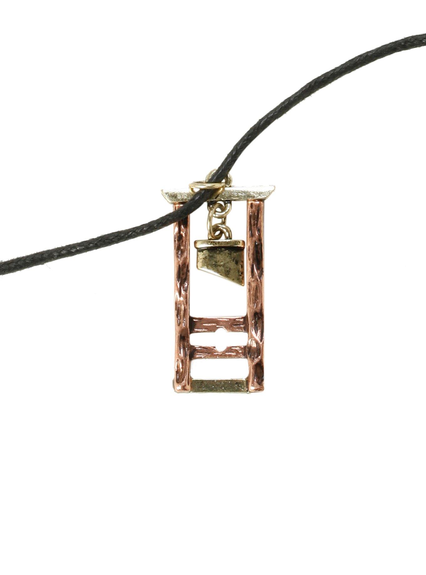 LOVEsick Guillotine Cord Necklace | Hot Topic