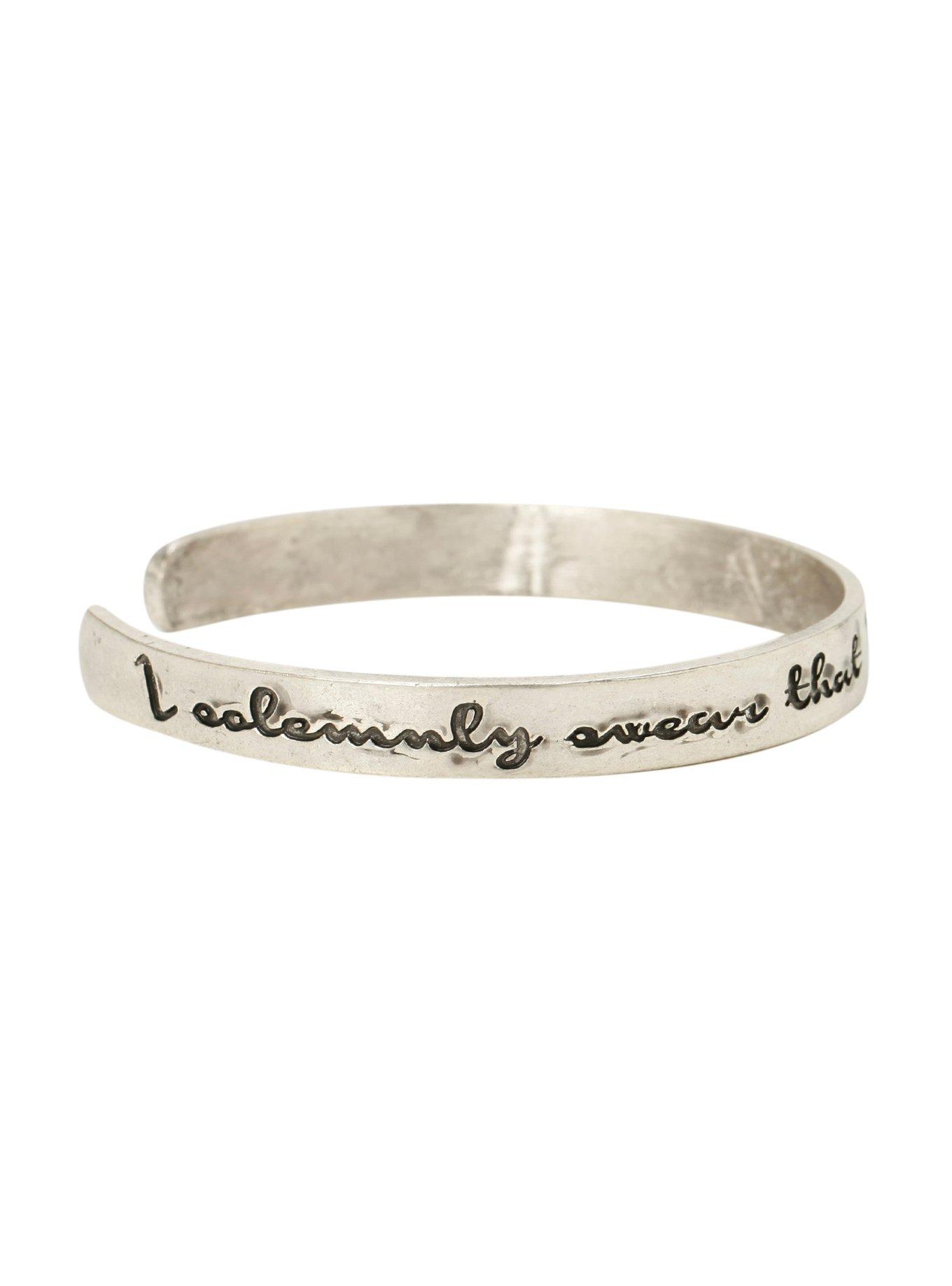 Harry Potter Solemnly Swear Cuff Bracelet | Hot Topic