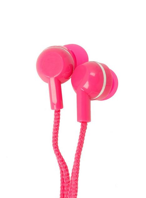 iHip Pink Zipper Earbuds | Hot Topic