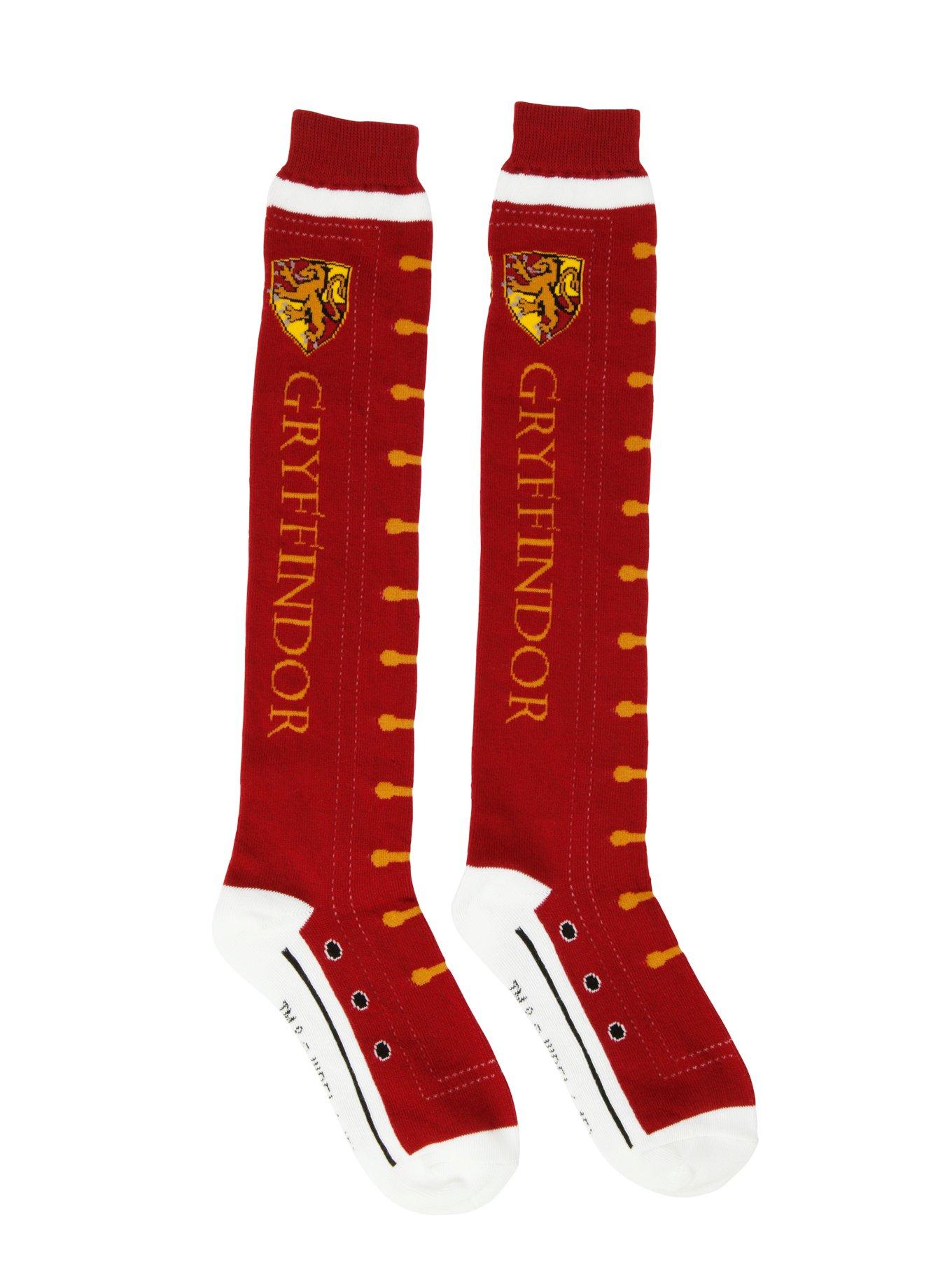 Harry Potter Gryffindor Over-The-Knee Socks | Hot Topic