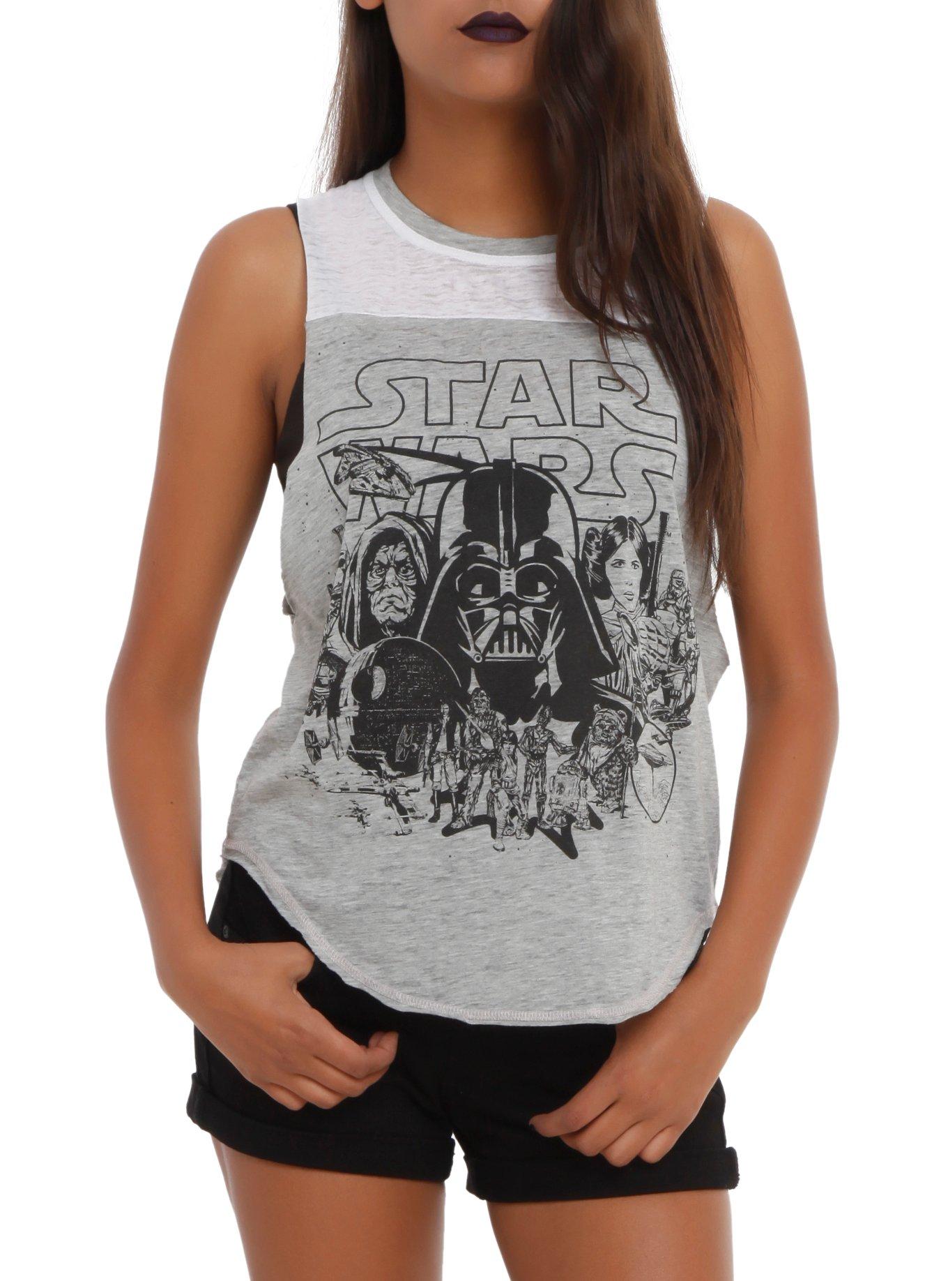 Star Wars Tonal Girls Muscle Top | Hot Topic