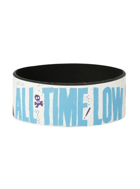 All Time Low Band Image Rubber Bracelet | Hot Topic