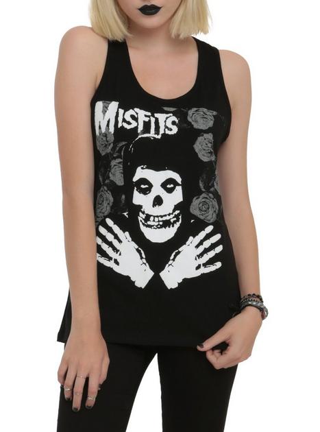 Misfits Fiend Roses Girls Tank Top | Hot Topic
