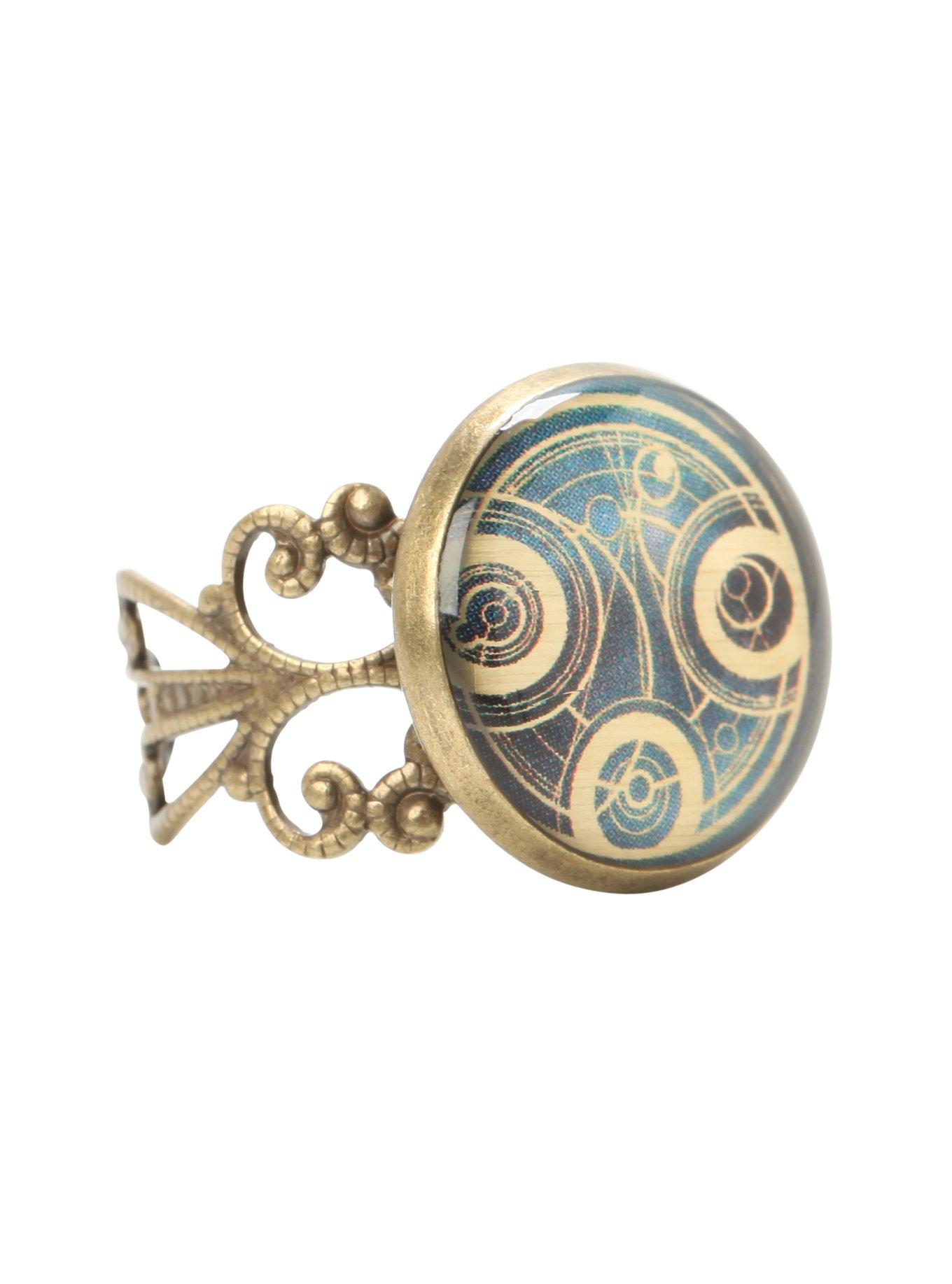 Doctor Who Gallifreyan Filigree Ring | Hot Topic