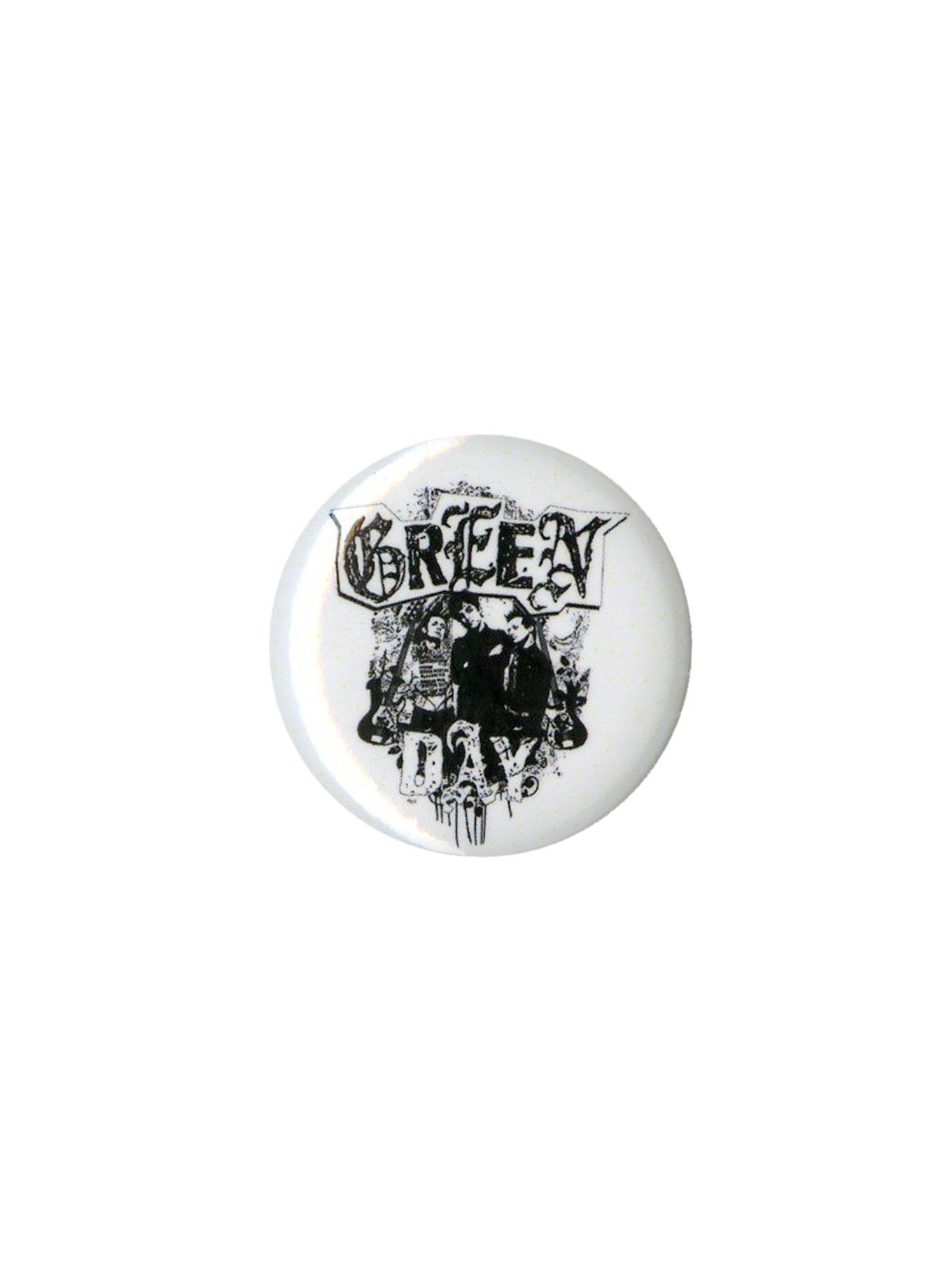 Green Day Black & White Pin | Hot Topic