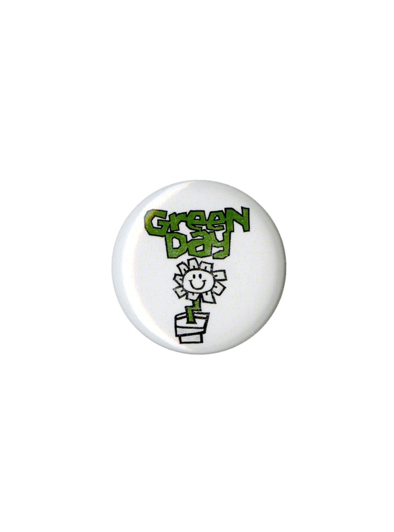 Green Day Flower Pot Pin | Hot Topic