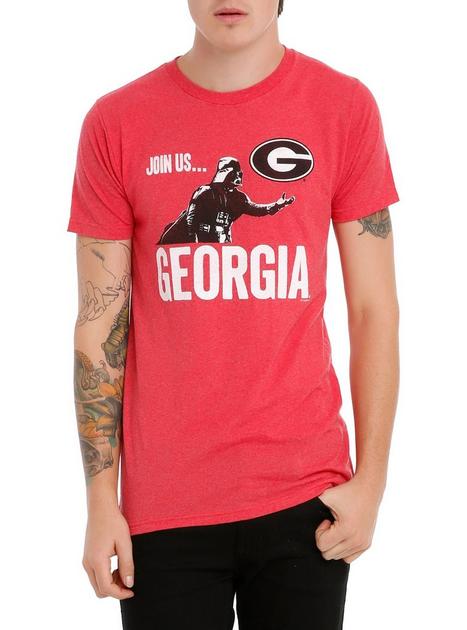 Star Wars NCAA Georgia Darth Vader T-Shirt | Hot Topic
