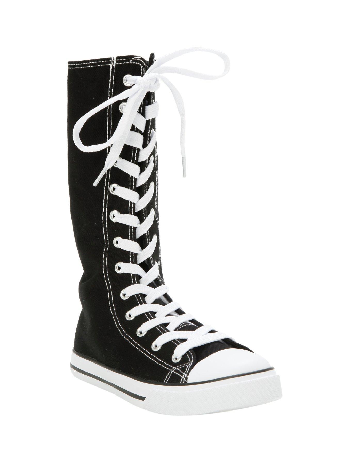 Black Hi-Top Sneakers | Hot Topic