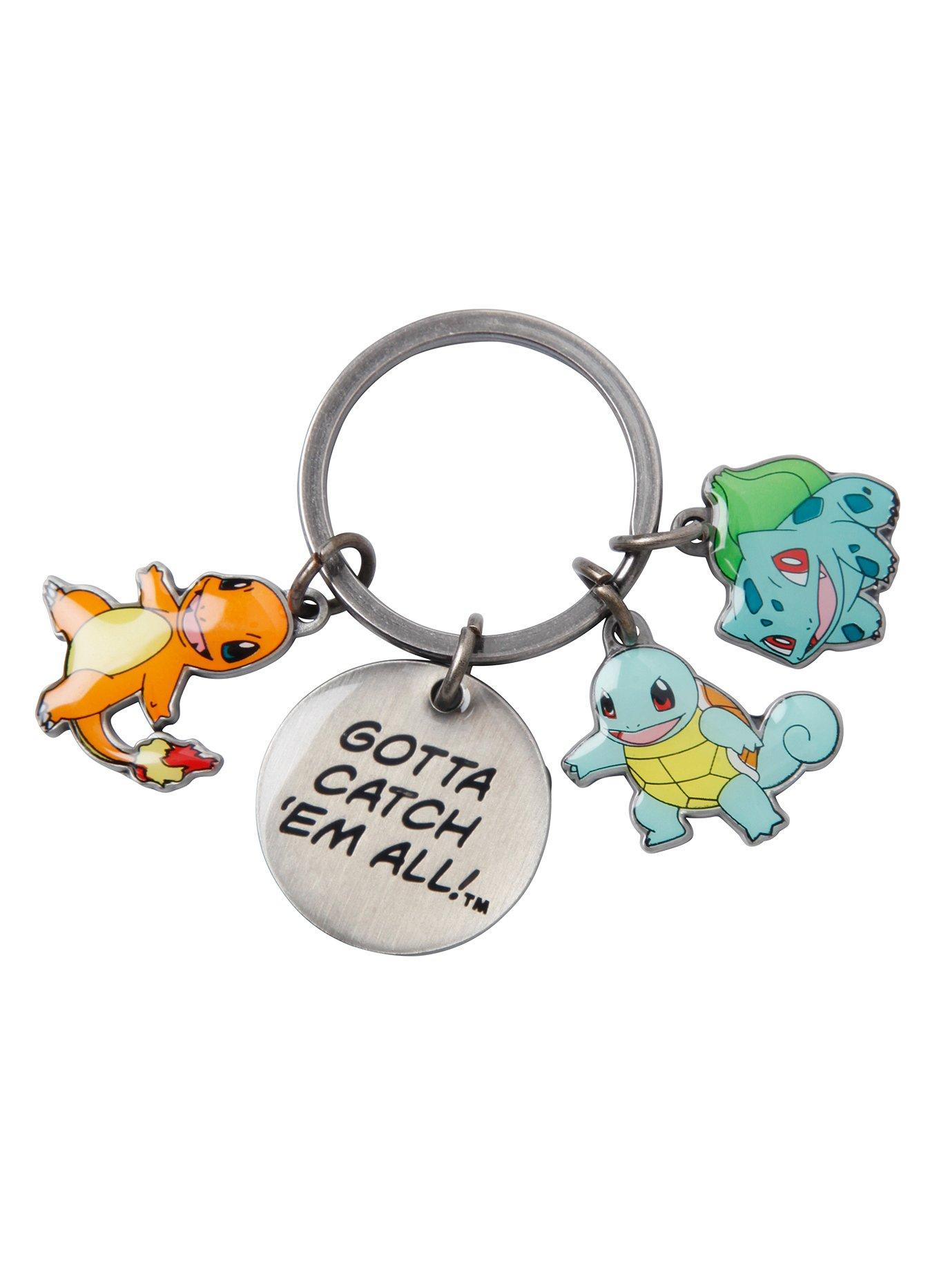 Pokemon Starters Charm Key Chain | Hot Topic