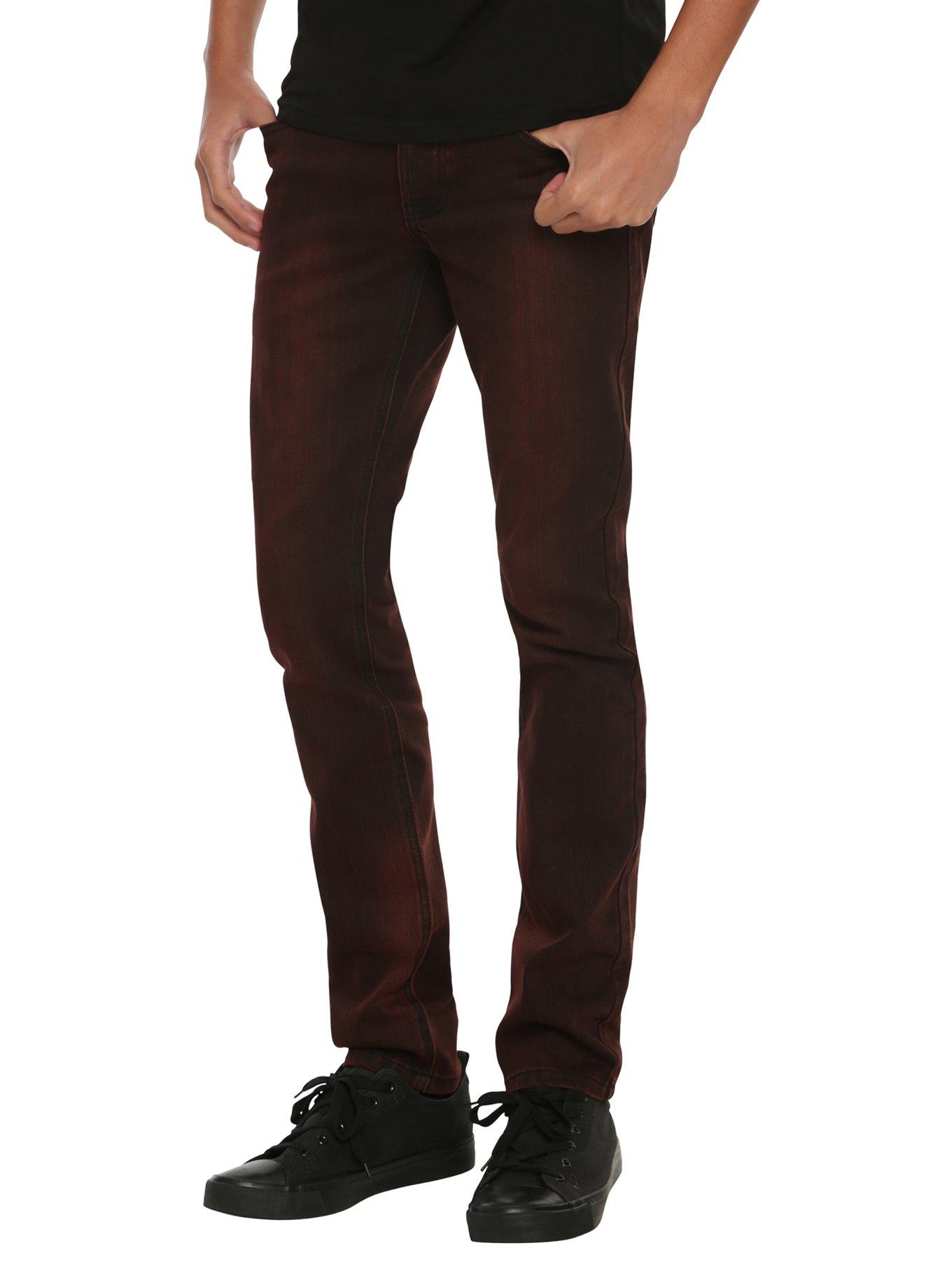 XXX RUDE Rust Overdye Skinny Jeans | Hot Topic
