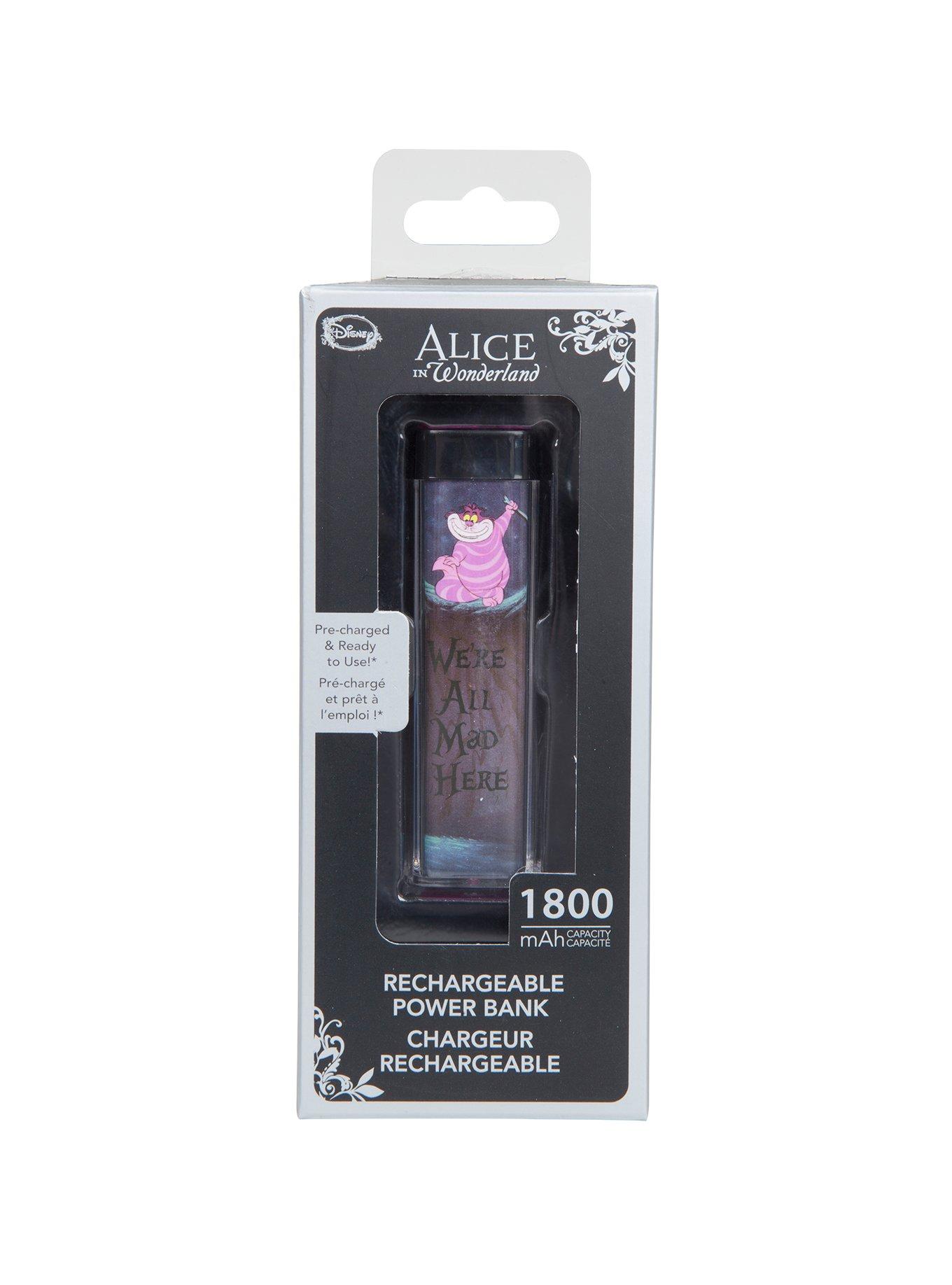 Disney Alice In Wonderland Mad Hatter Rechargeable Power Bank | Hot Topic