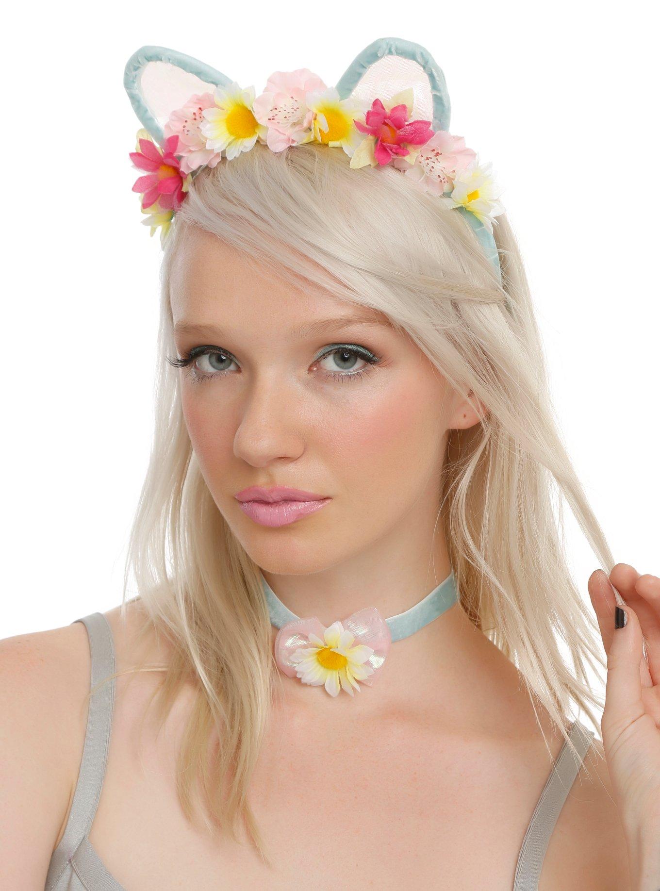 Flower Cat Ear Kit | Hot Topic