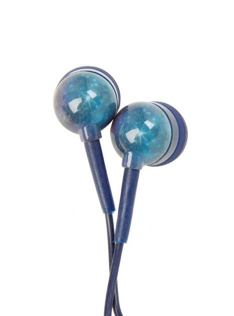 Galaxy Print With Microphone Earbuds | Hot Topic