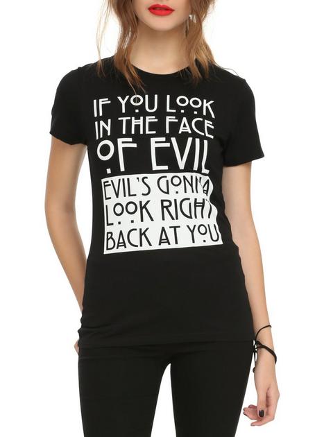American Horror Story Face Of Evil Girls T-Shirt | Hot Topic