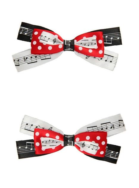 LOVEsick Music Hair Bow 2 Pack | Hot Topic