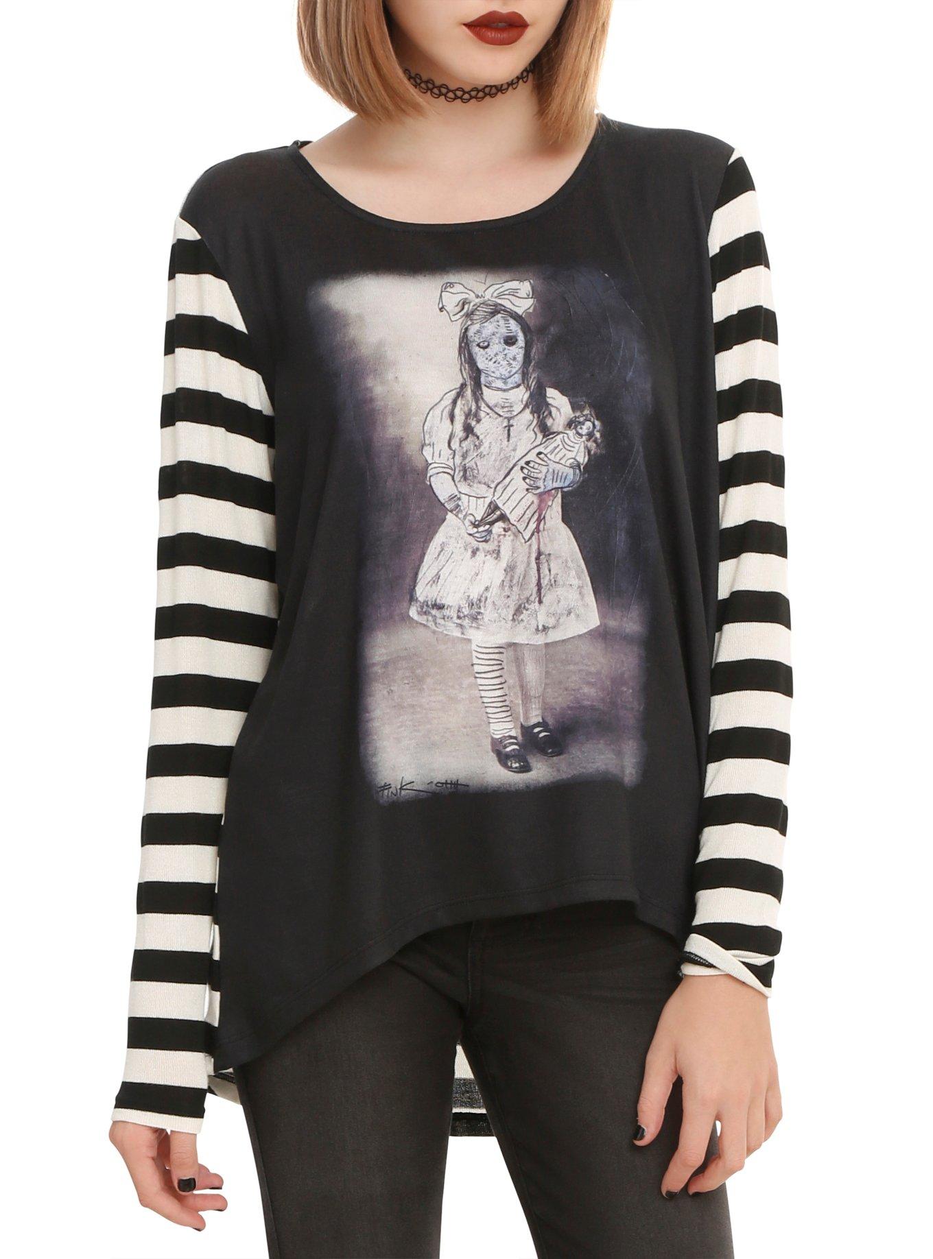Antique Horror Laura's Doll Girls Pullover Top | Hot Topic