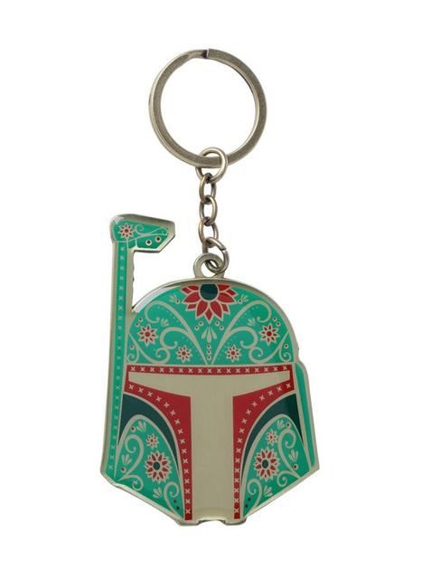 Loungefly Star Wars Day Of The Dead Boba Fett Key Chain | Hot Topic