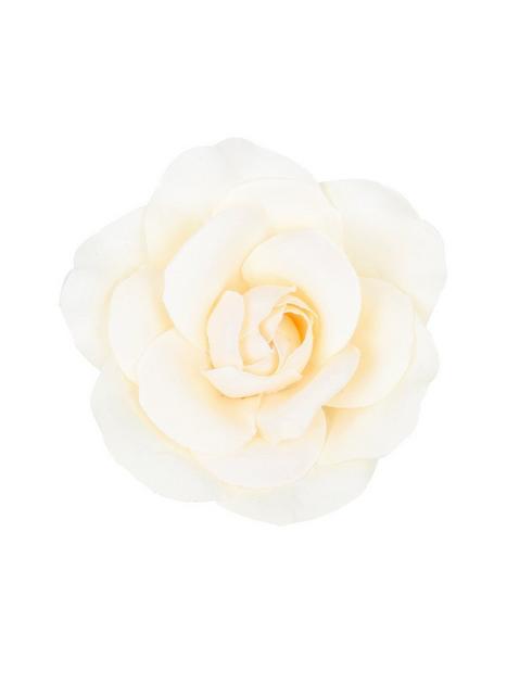 Ivory Rose Hair Clip | Hot Topic