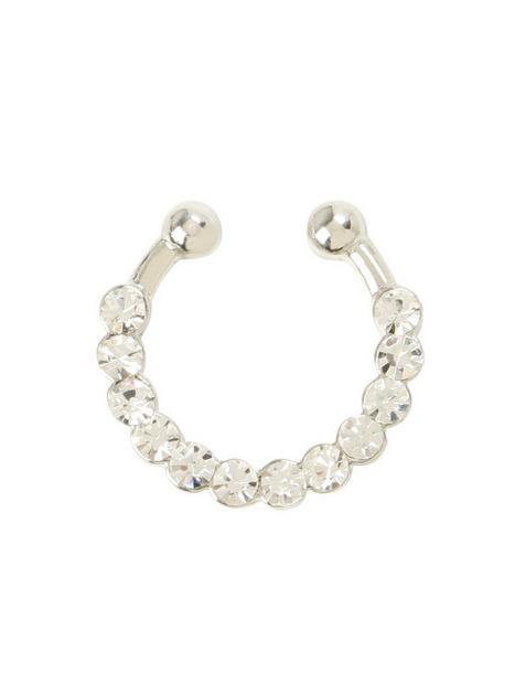 LOVEsick Clear Gem Wrap Faux Septum | Hot Topic