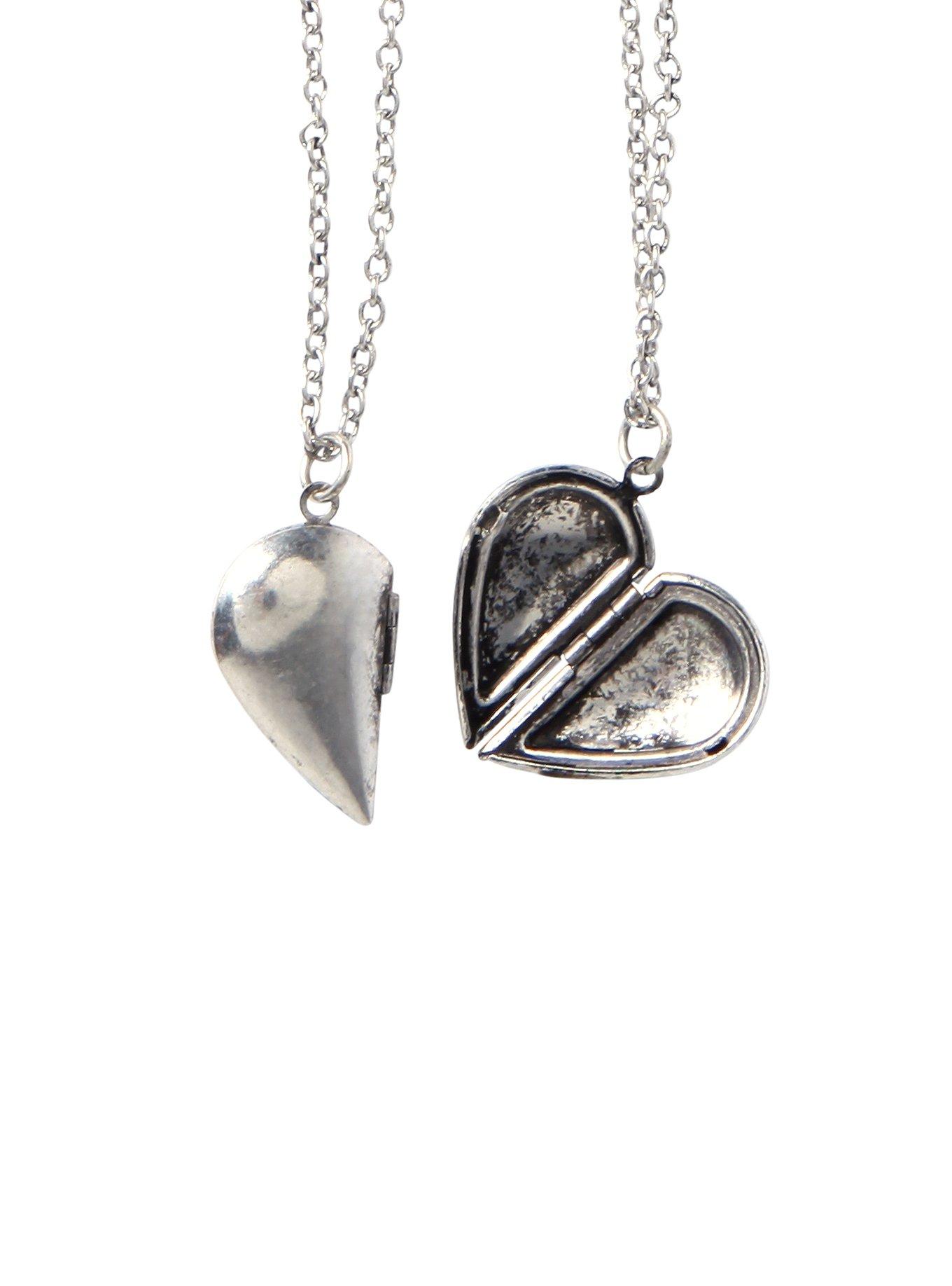LOVEsick Heart Locket Best Friend Necklace Set | Hot Topic