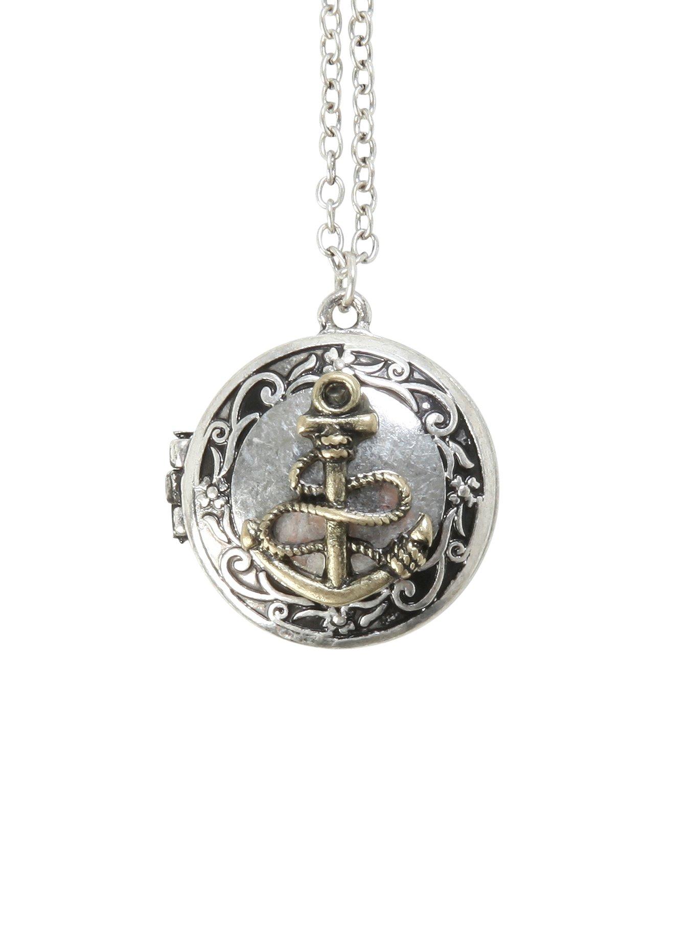 LOVEsick Love Anchors The Soul Locket Necklace | Hot Topic