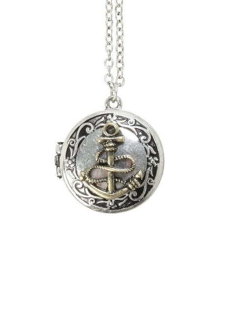 LOVEsick Love Anchors The Soul Locket Necklace | Hot Topic
