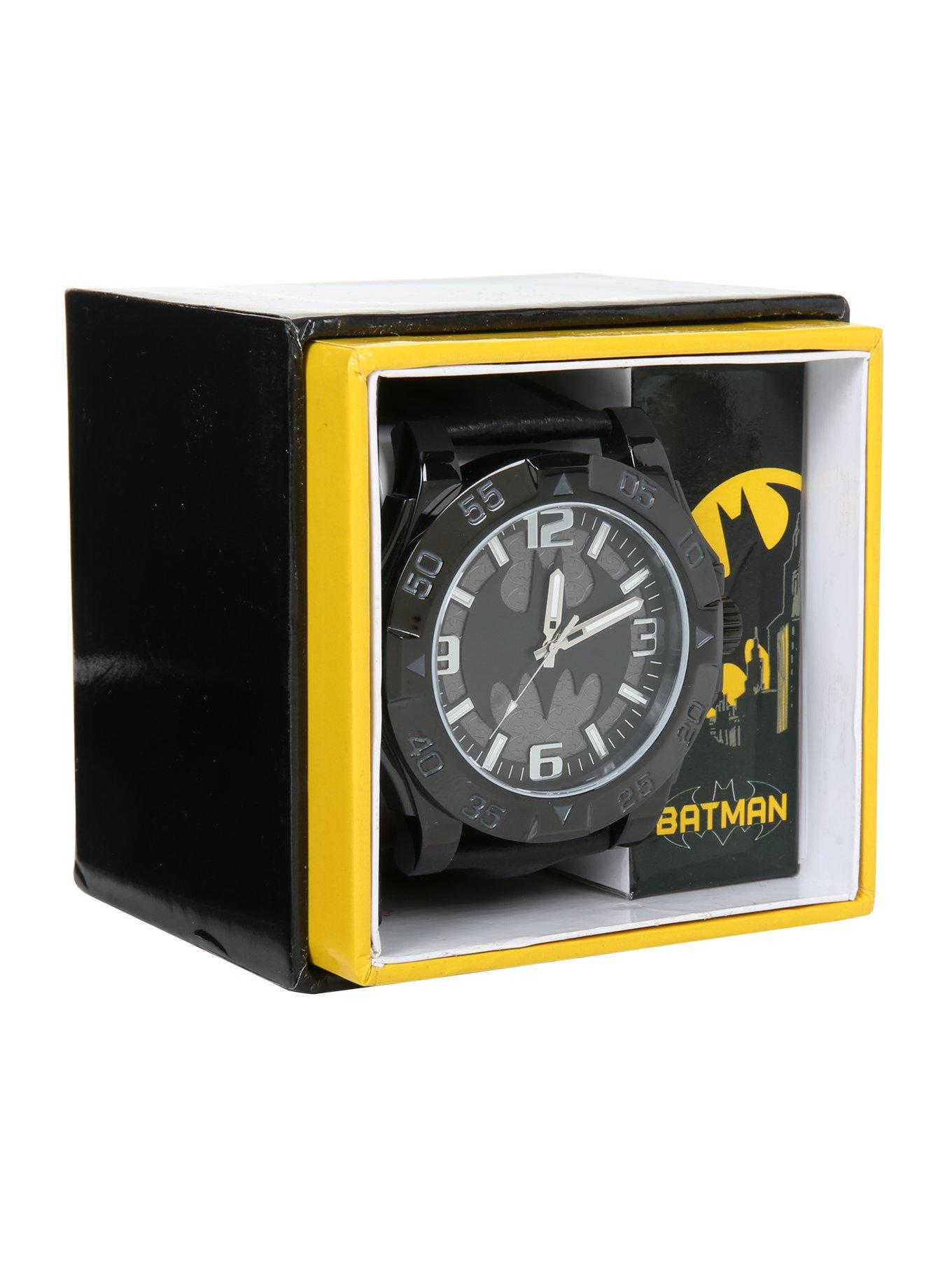 DC Comics Batman Logo Collectors Watch | Hot Topic